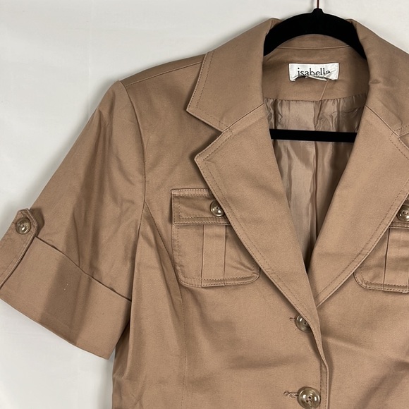 Isabella Rodriguez | Tops | Isabella Womens Quarter Sleeve Tan Button ...